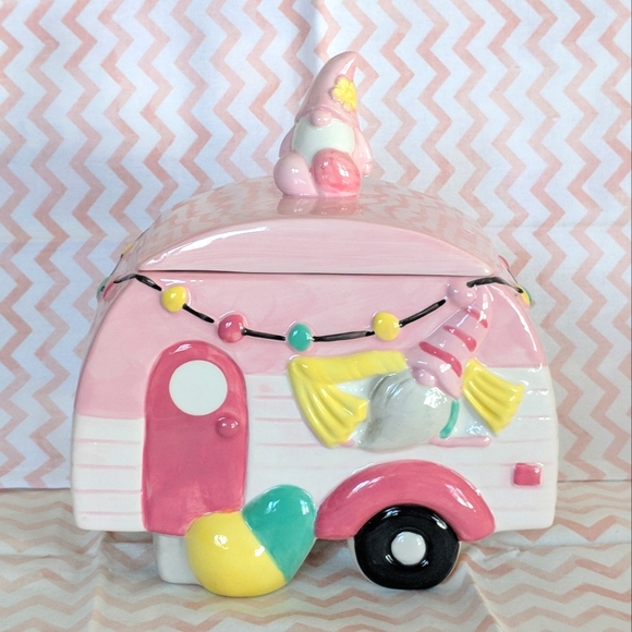 Accents | New Gnome Easter Rv Cookie Jar 11 Tall And A Little Over 9 ...